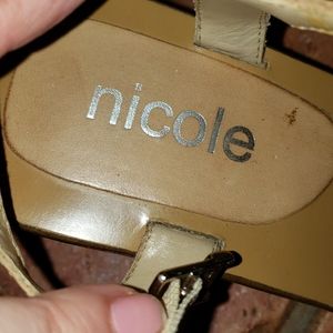 Nicole | Shoes | Nicole Platform Leather Sandals Made In Brazil | Poshmark